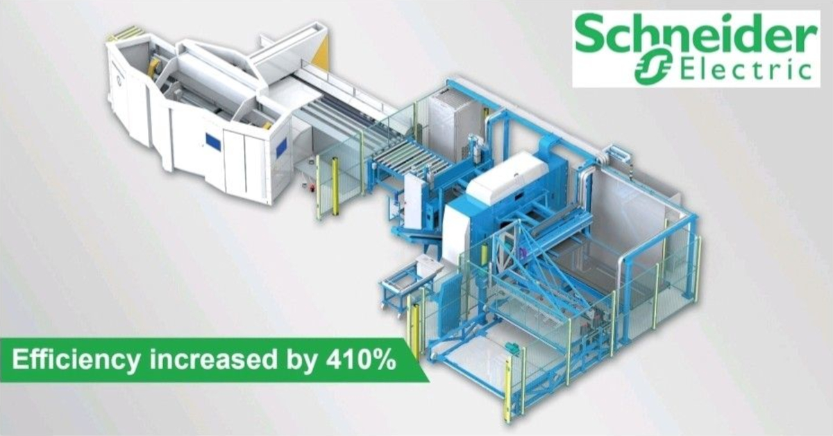 Efficiency increased by 410% - Schneider Electric - Pivatic